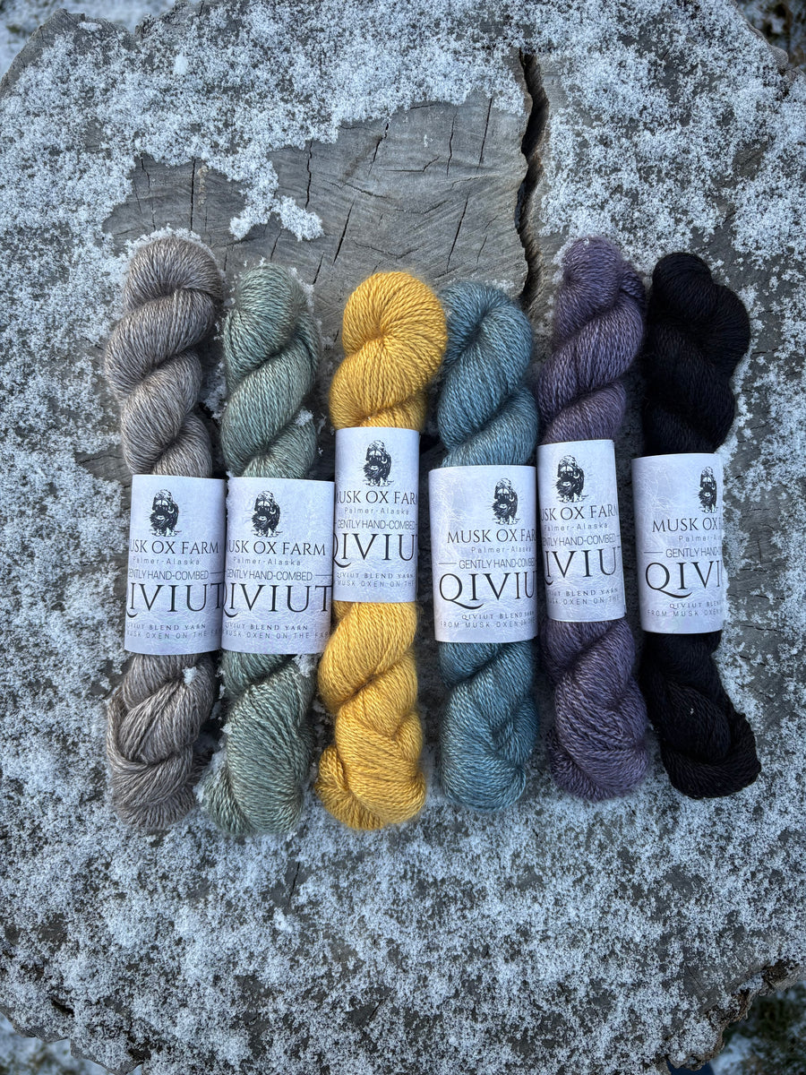 Qiviut & Silk Blend Yarn – Musk Ox Farm Shop