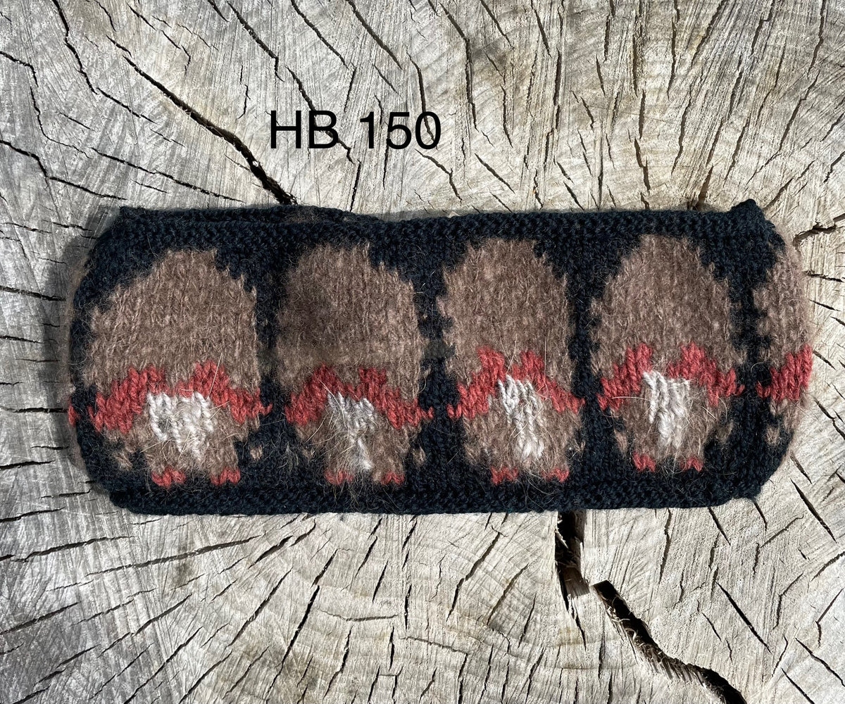 Merino Wool & Qiviut Black Herd Circle Headband – Musk Ox Farm Shop